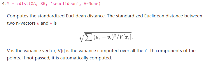 标准化欧式距离（Normalized Euclidean distance） - 知乎