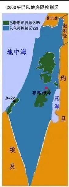 以色列和巴勒斯坦领土变化地图 - 知乎