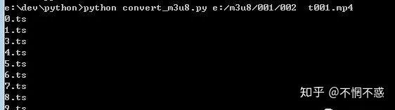 python实现将m3u8格式转换为mp4视频格式 - 知乎