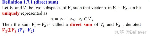 矩阵论学习笔记（一） 向量空间 - 知乎