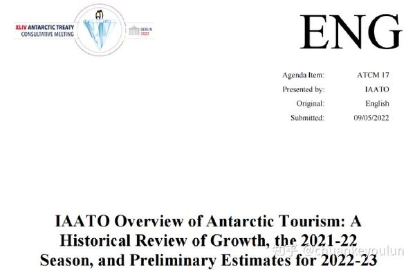 刚刚过去的南极季，看看IAATO怎么说？ - 知乎