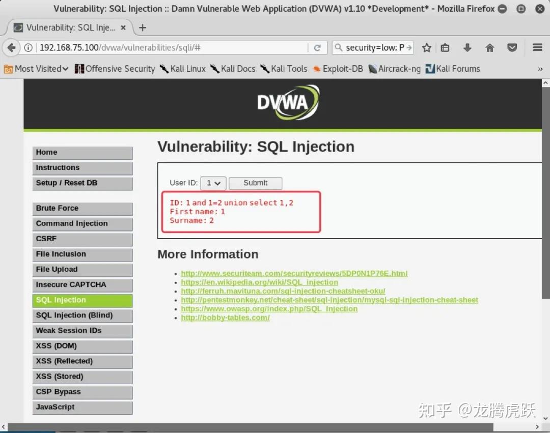 【DVWA实战篇】12分钟学会 SQL 注入攻击实战 - 知乎