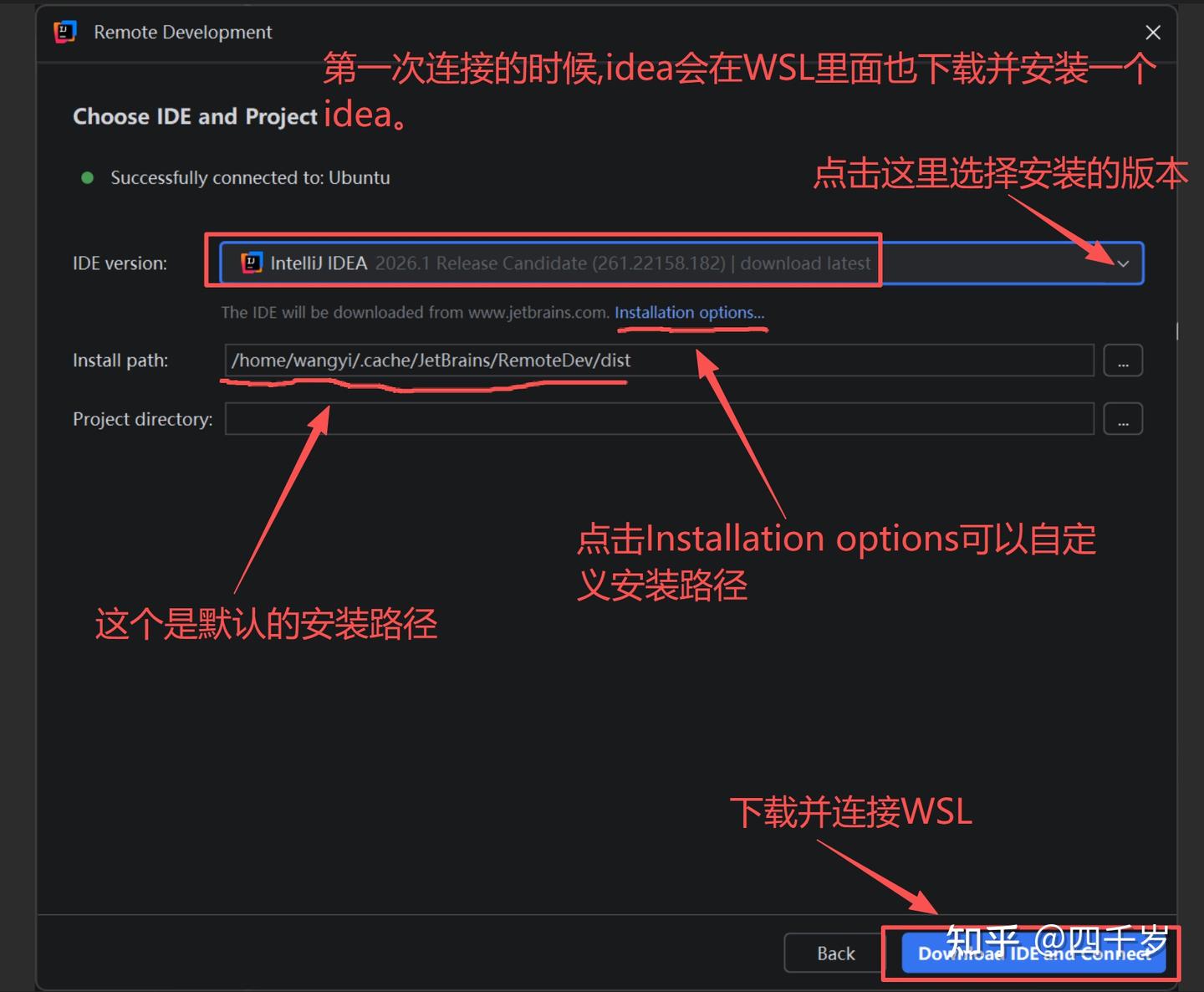 踩坑无数总结：IDEA+WSL 连接、配置、运行全攻略 - 知乎
