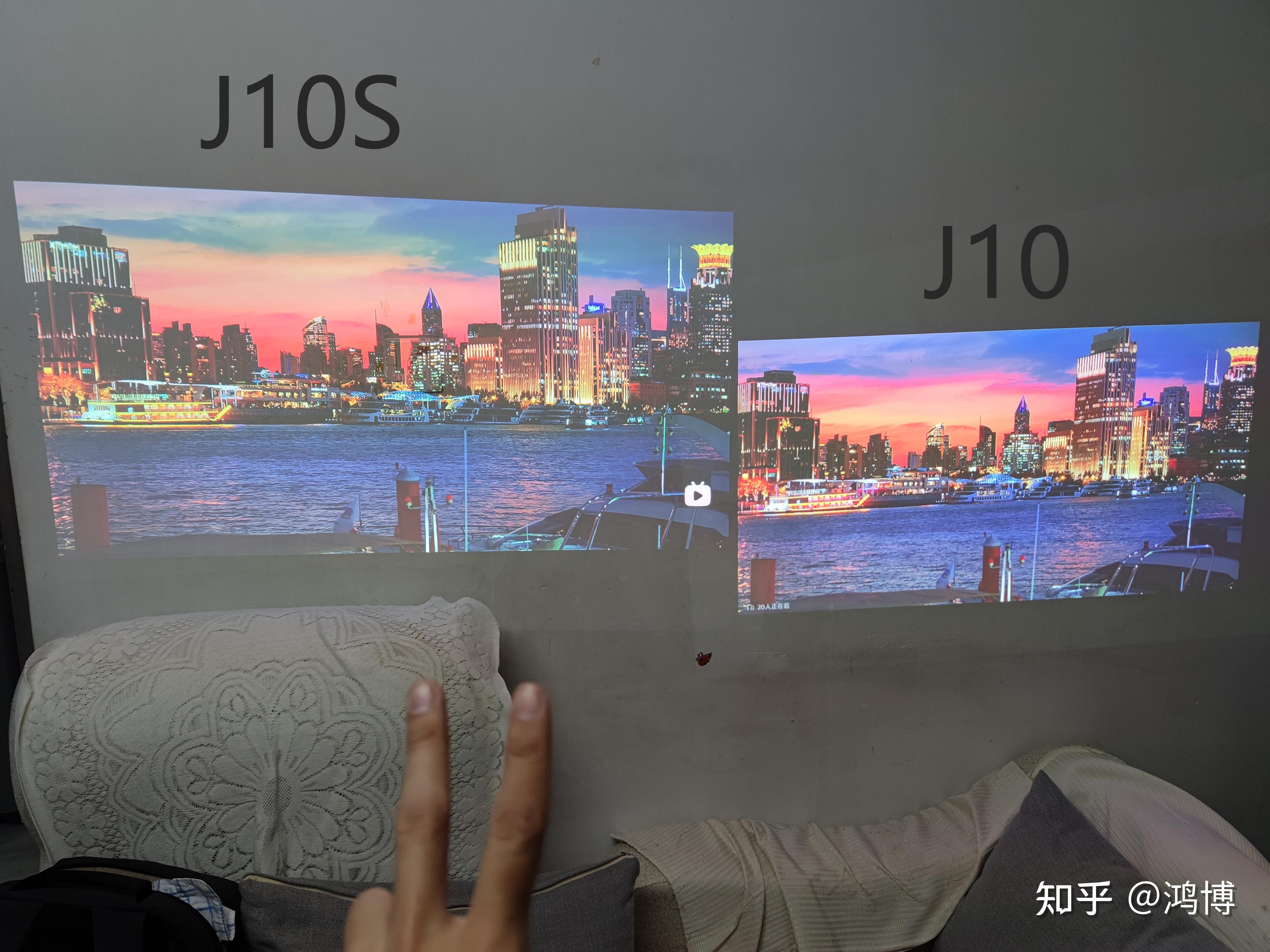 坚果投影仪J10S与J10真实对比评测 - 知乎