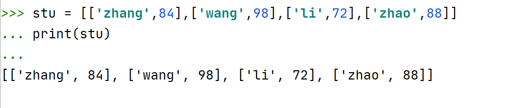 Python:嵌套列表的操作 - 知乎