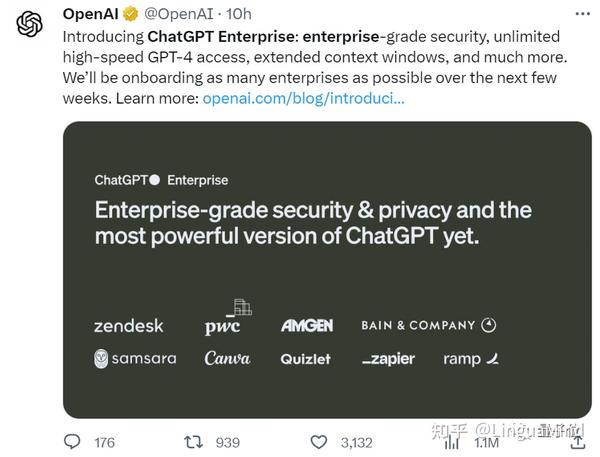 无限量访问GPT-4！ChatGPT企业版来了，可扩展32k上下文，代码解释器随便用 - 知乎