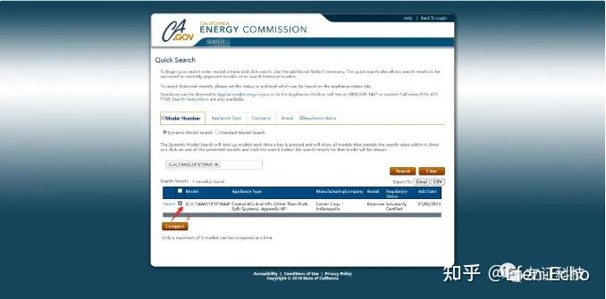 美国加州CEC能效认证如何查询 - 知乎