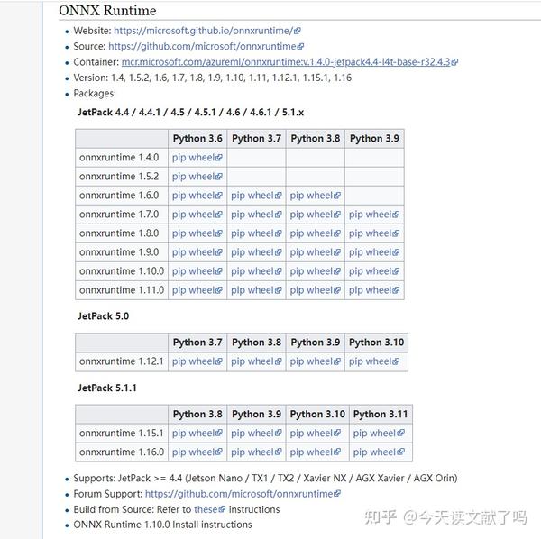 基于JetPack安装onnx和onnxruntime-gpu - 知乎