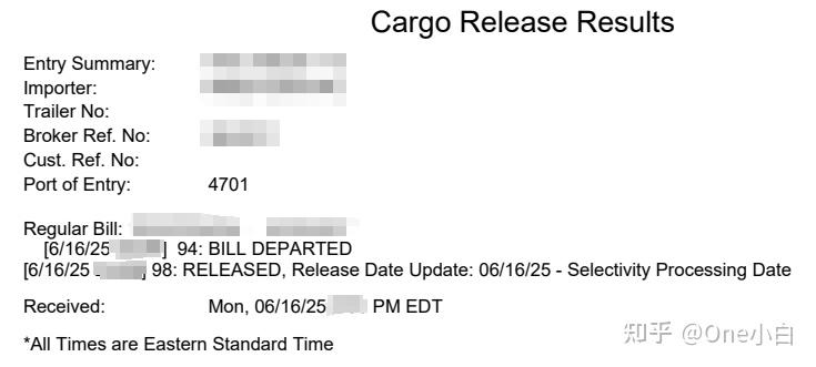 【美国进口清关】CBP Form 3461 及填写说明 - 知乎