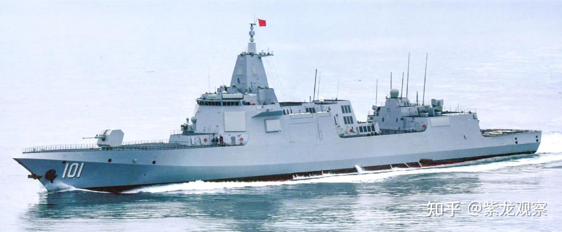 052D大驱成功在哪，中国海军同时造5艘，为何不造更强的055？ - 知乎
