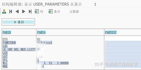 SAP ABAP获取SAP账号User Profile里的参数值 - 知乎