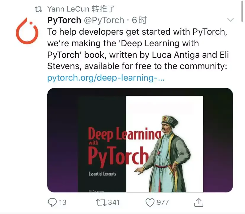 LeCun力荐，PyTorch官方权威教程书来了，意外的通俗易懂 - 知乎