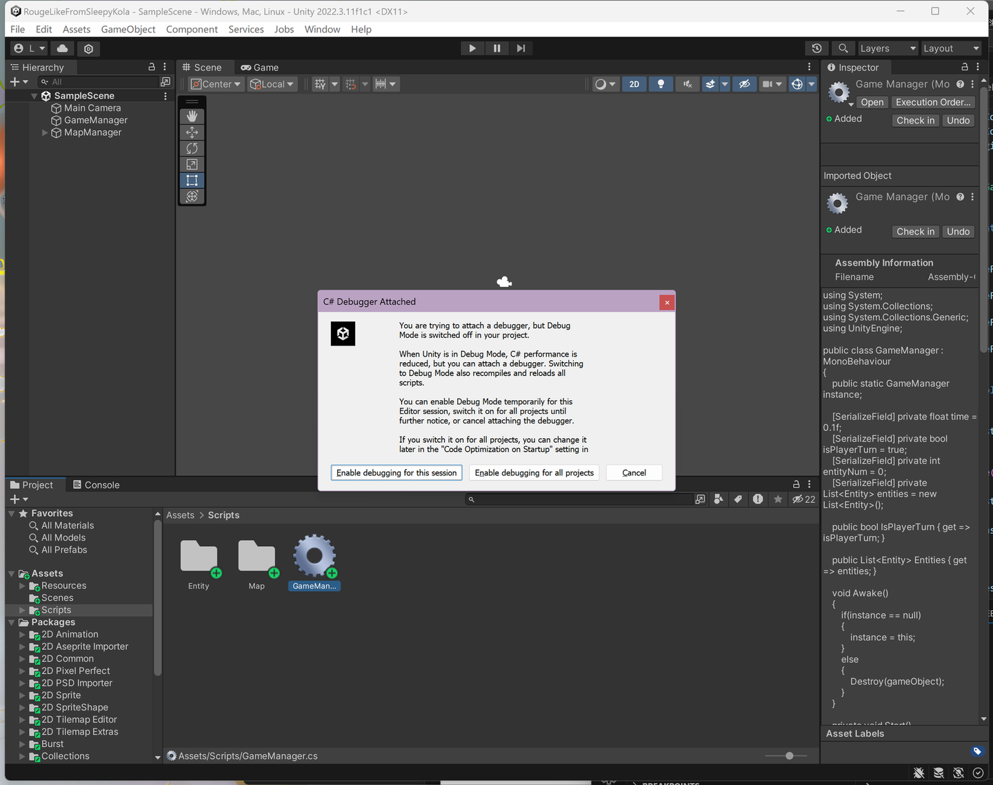 [GameDev]VSCode无法调试Unity程序 - 知乎