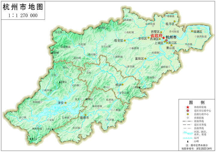 杭州绍兴湖州温州地形图 - 知乎