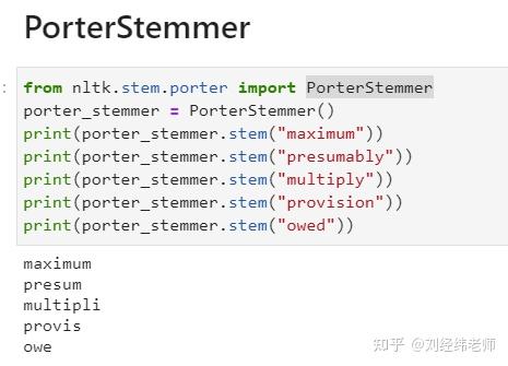 python自然语言处理-英语单词去前缀后缀 - 知乎