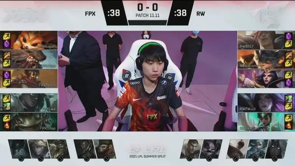 【威客电竞LOL】LPL夏季赛：FPX 2-0 RW，旗开得胜 - 知乎
