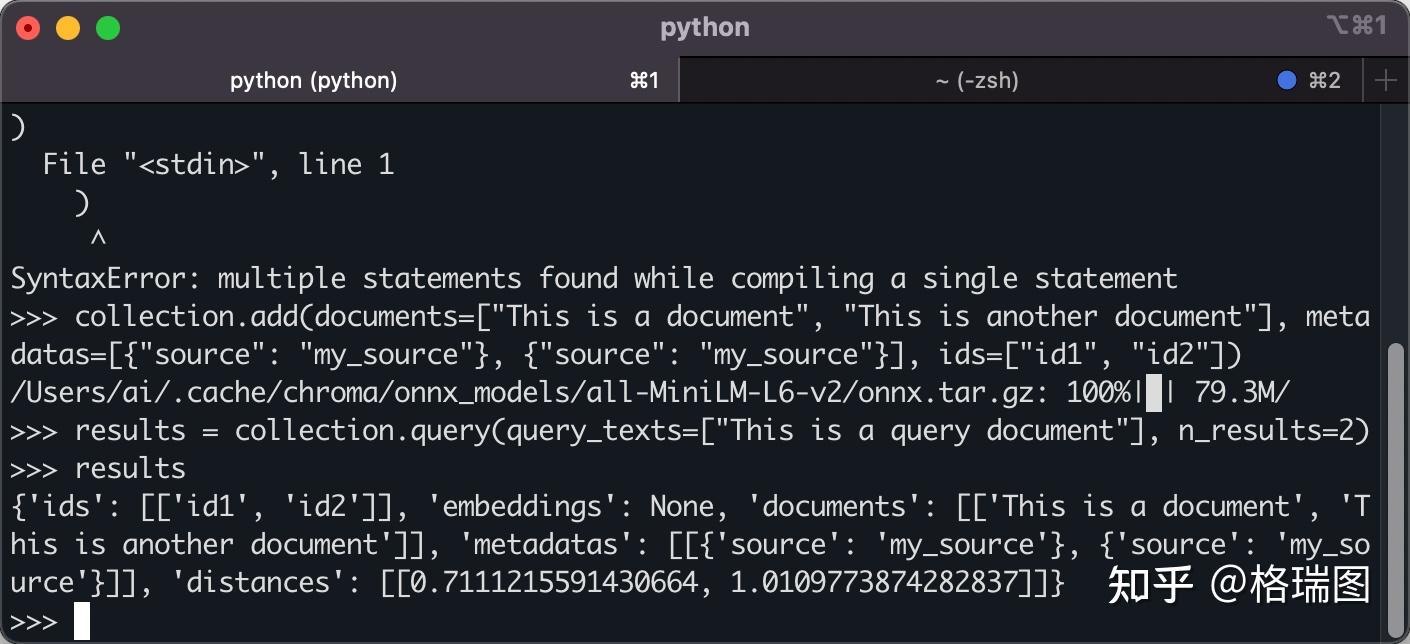 Chroma-0002-入门教程 - 知乎