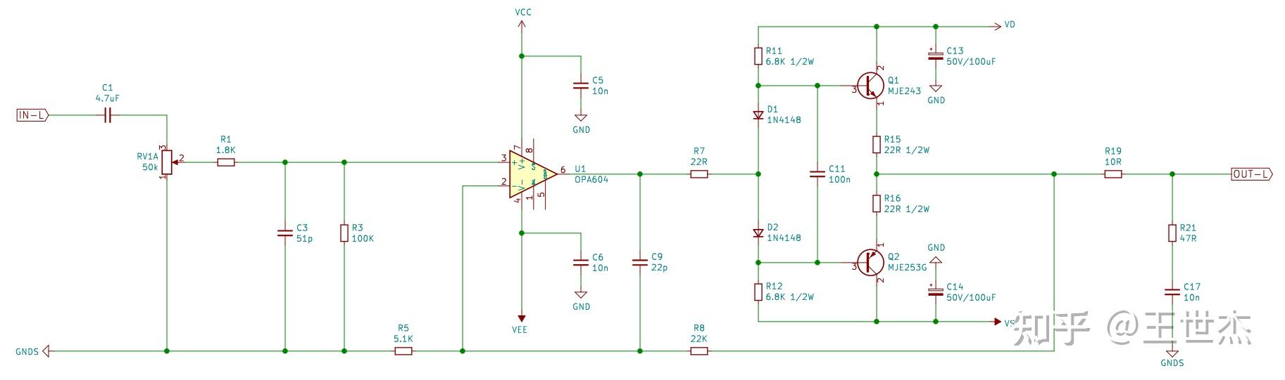 【P07】DIY推荐：OPA604高电压耳放 - 知乎
