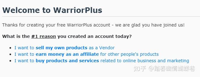 WarriorPlus入门教程：注册账号、查找产品并获得推广连接，国外LEAD - 知乎