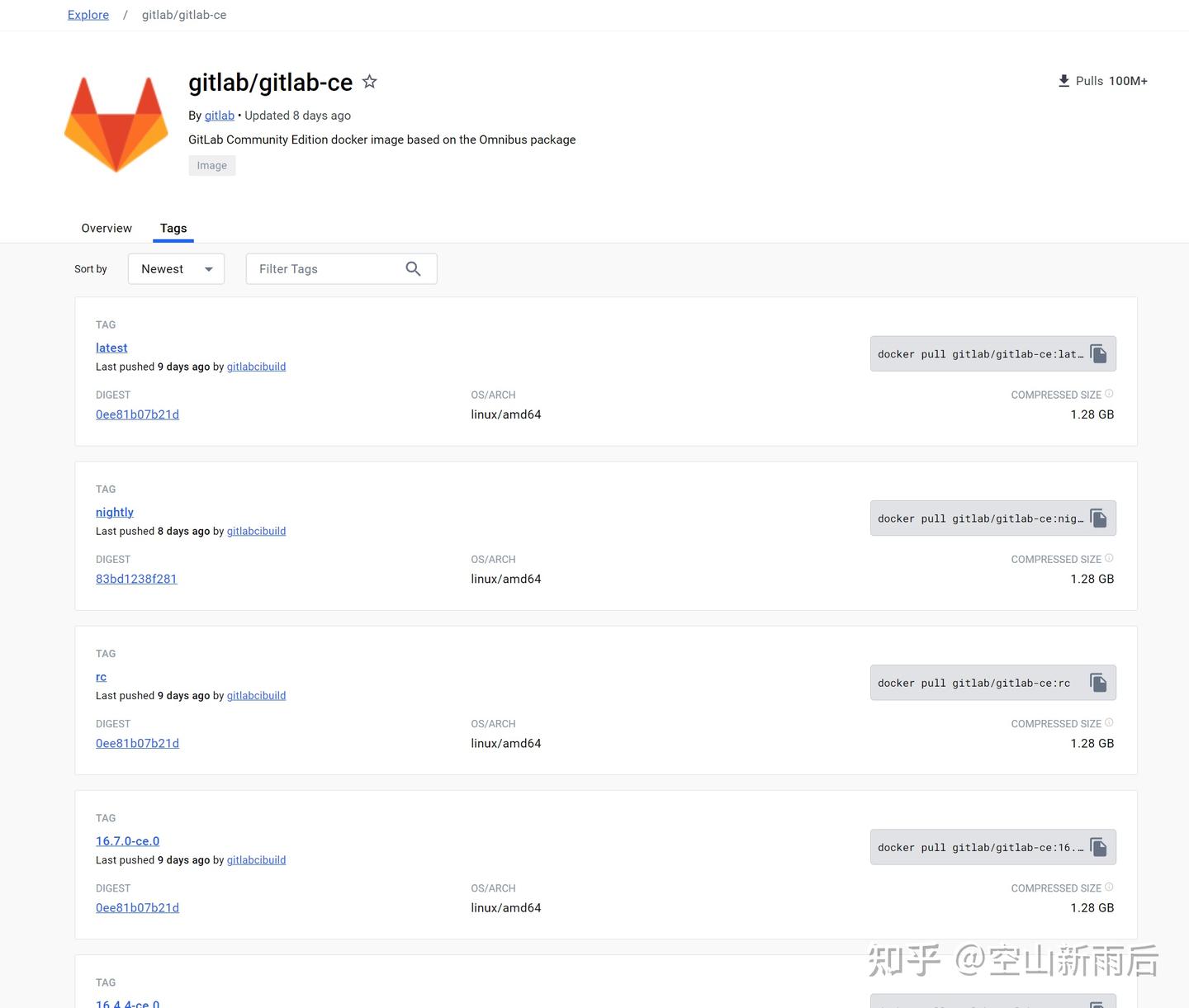 docker部署gitlab并升级 - 知乎