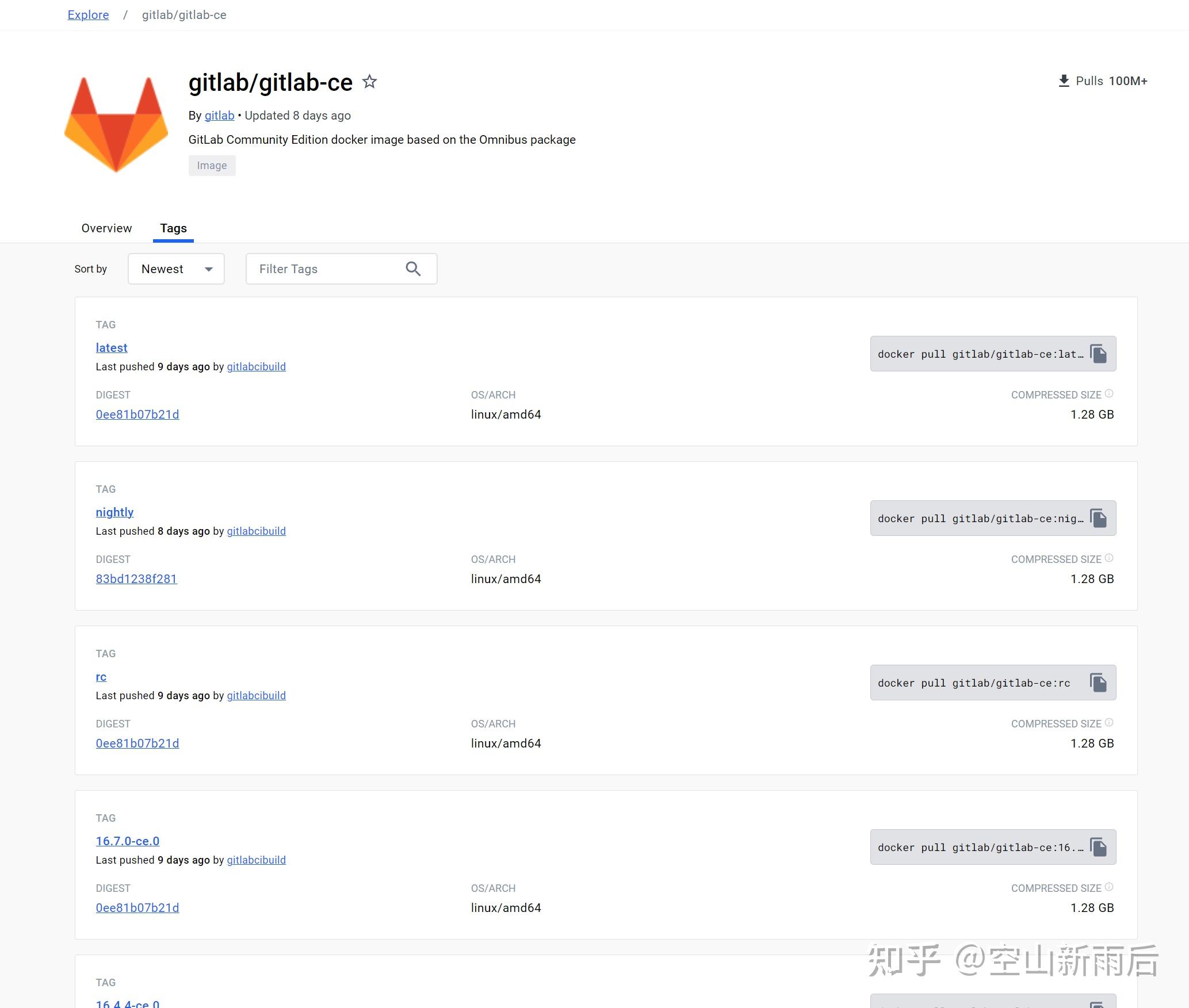 docker部署gitlab并升级 - 知乎