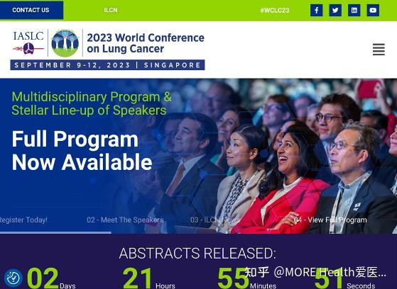 2023WCLC | 肺癌口头报道研究热点来了！ - 知乎