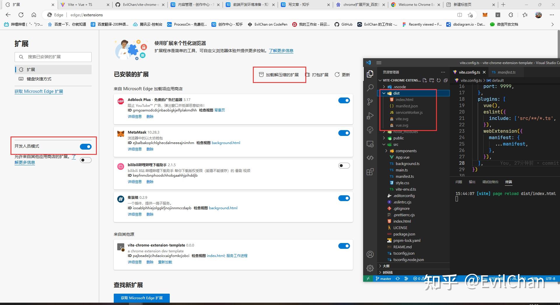 Vite chrome 