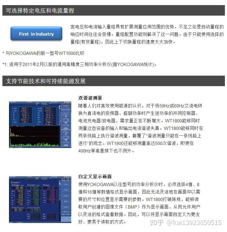4或6个模块WT1800（横河）功率计分析仪带谐波 - 知乎