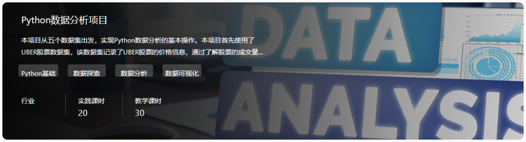 数据实验楼 Python数据分析综合实训项目重磅发布！ 知乎