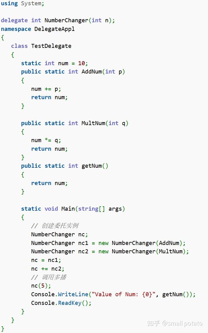 委托（delegate 、action、func和predicate） - 知乎