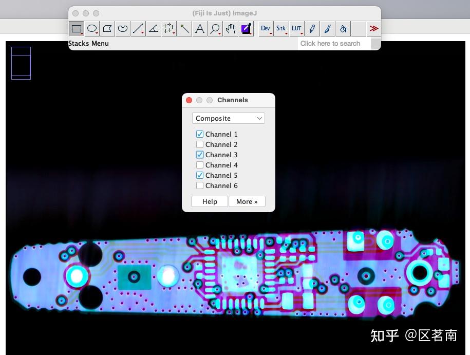 用ImageJ合成6层pcb的CT扫描图像 - 知乎