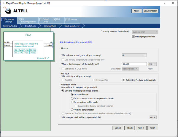 Quartus II 下PLL生成、设置与使用 - 知乎