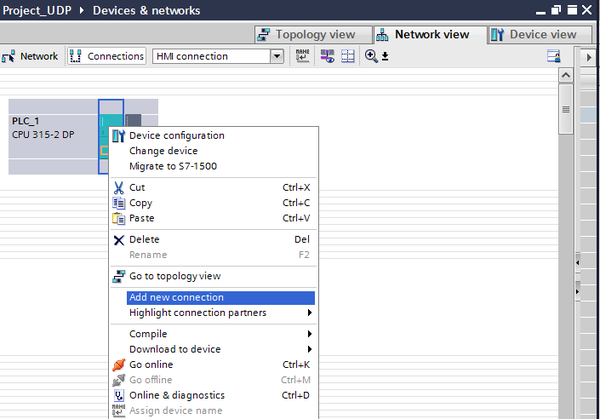如何在西门子博途(TIA Potal)环境下组态通信连接(UDP)？ - 知乎