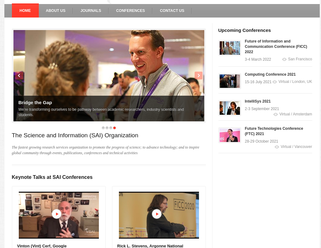 thesai.org - SAI | The Science and Information (SAI) Organization - 知乎