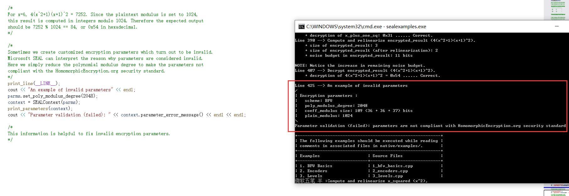 Microsoft-SEAL库 示例运行及分析（1） - 知乎