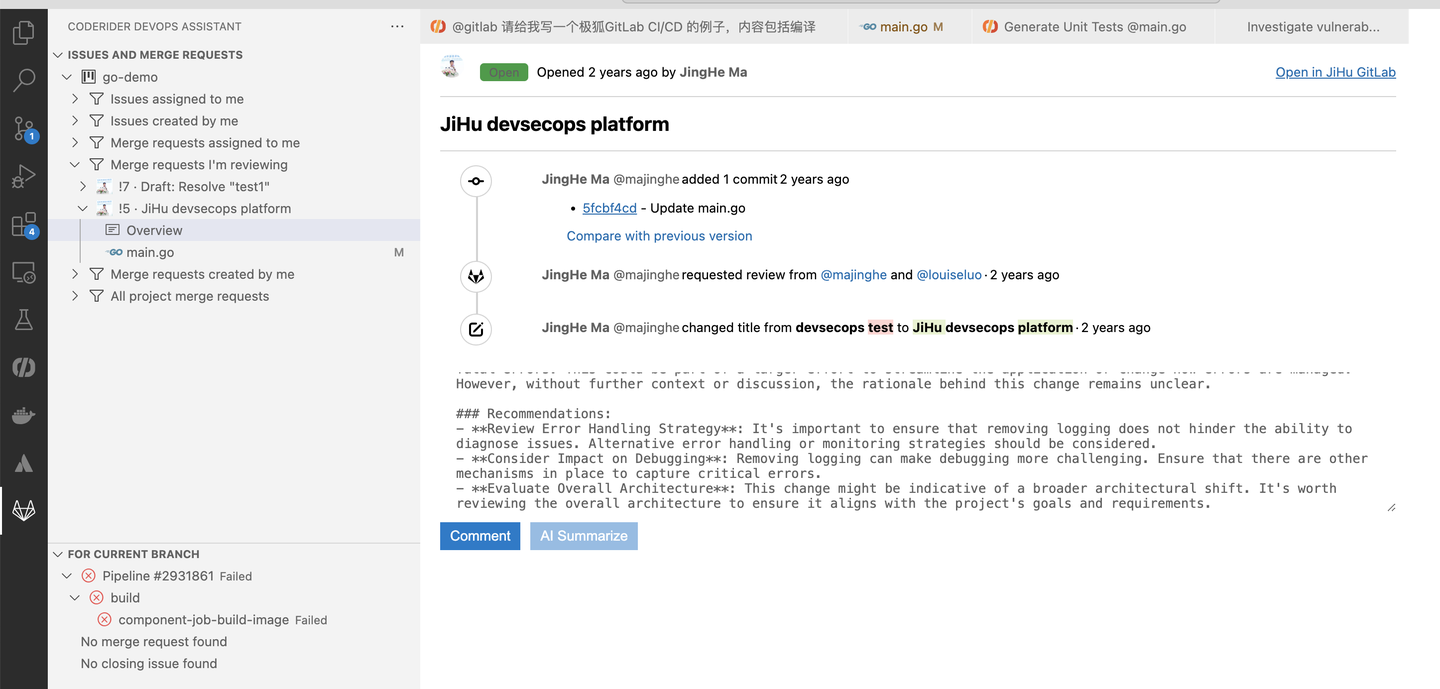 如何在 VSCode 中使用驭码CodeRider 进行 AI 编程？ - 知乎