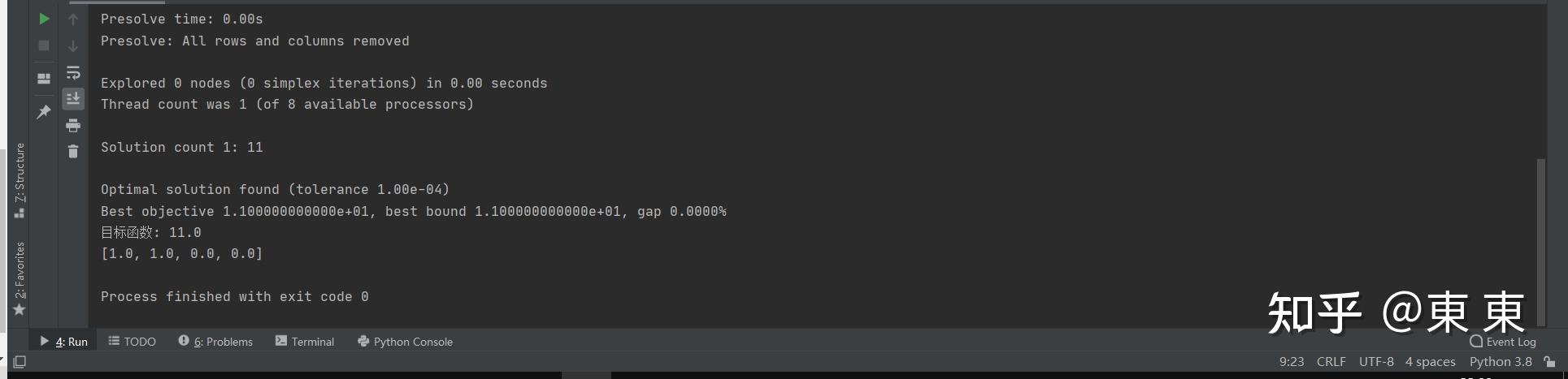 在pycharm中利用gurobi求解0-1整数规划问题 - 知乎