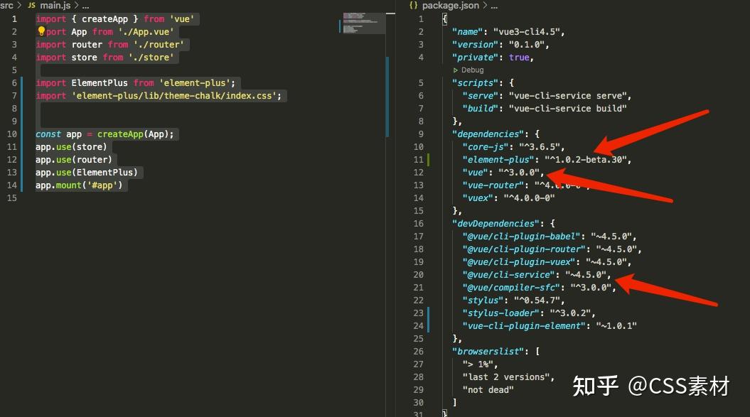 vue3.x/vue-cli4.5 引入elementui后页面显示空白 - 知乎
