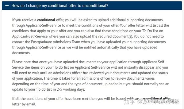 老阿姨干货 | 英国高校换取uncon offer 全攻略 - 知乎