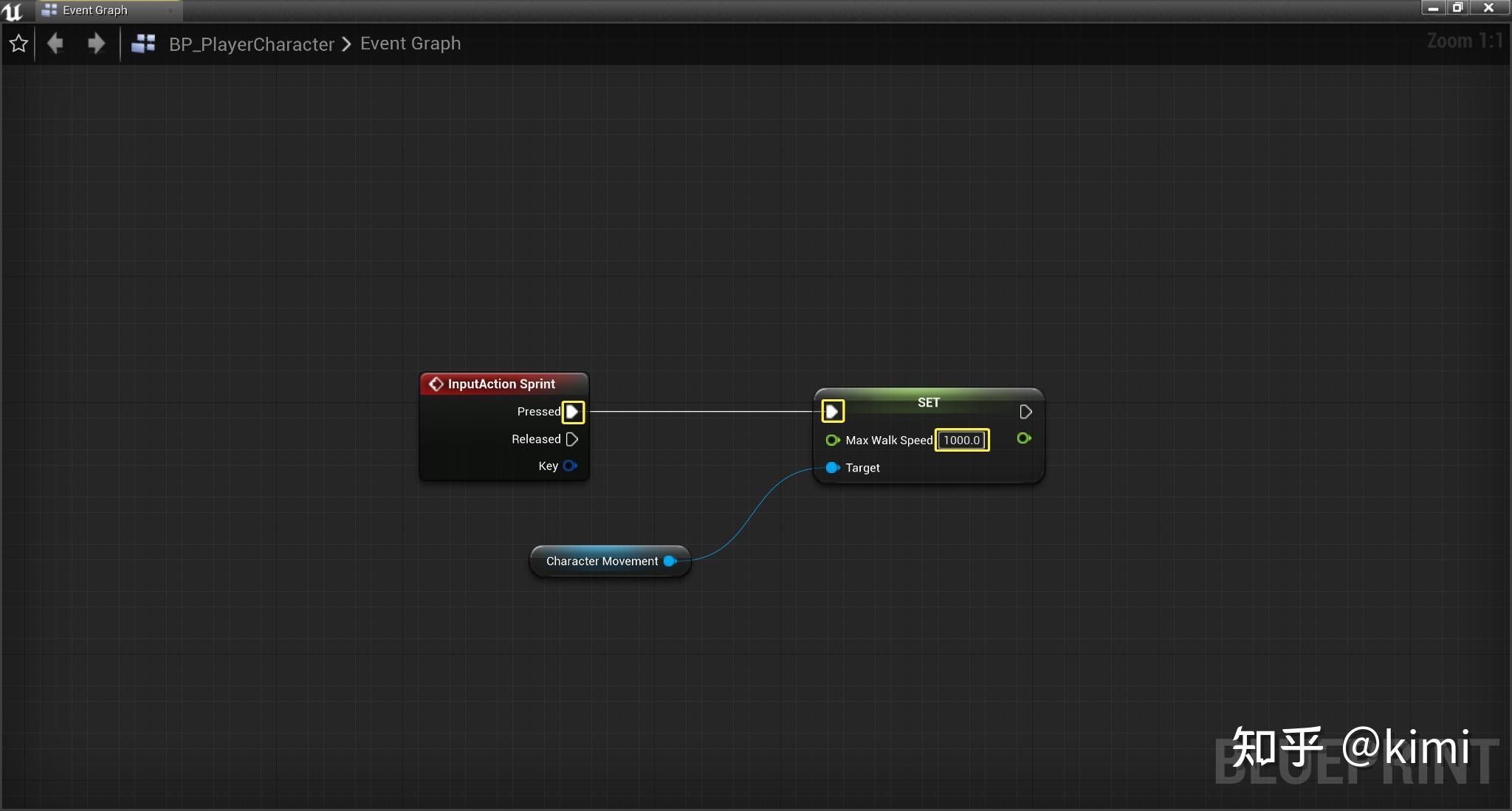 Setting Up Character Movement（Blueprint） - 知乎