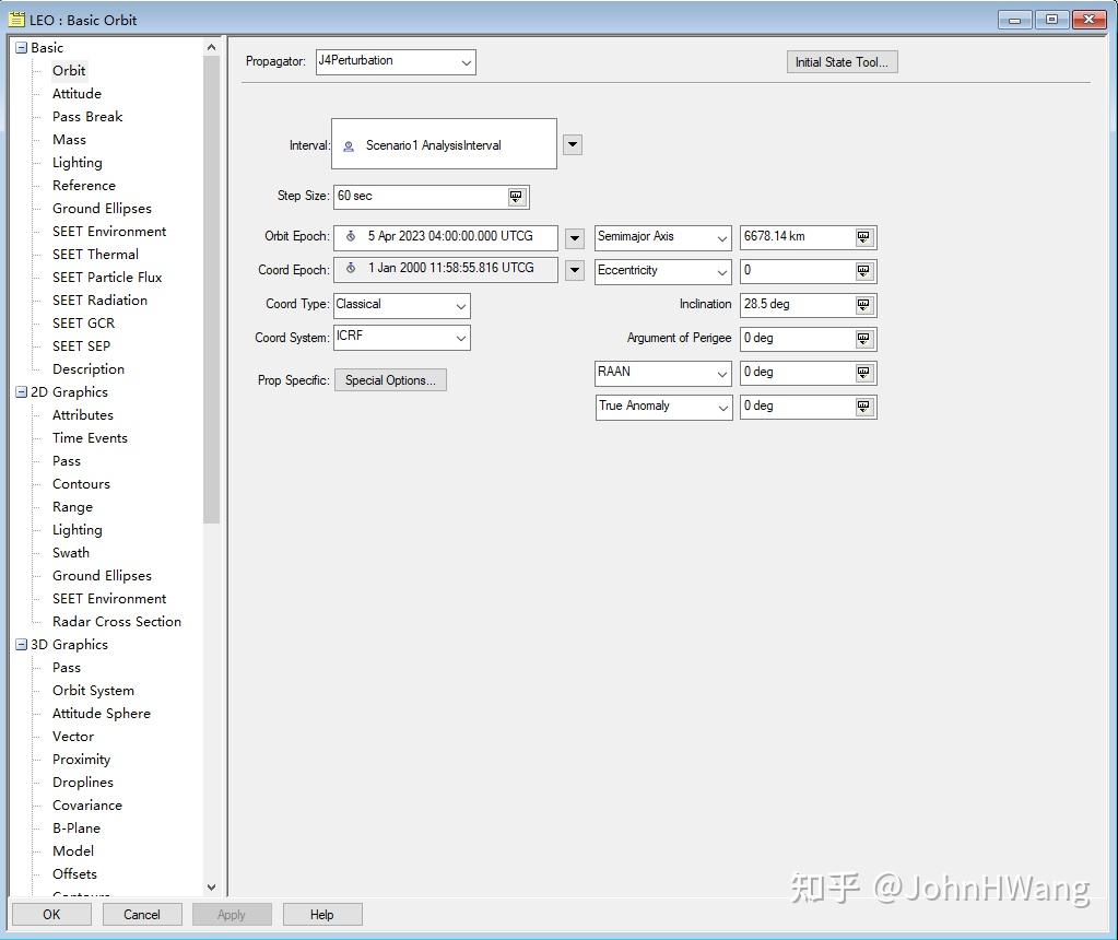 STK学习之STK基本练习1：生成卫星轨道 - 知乎