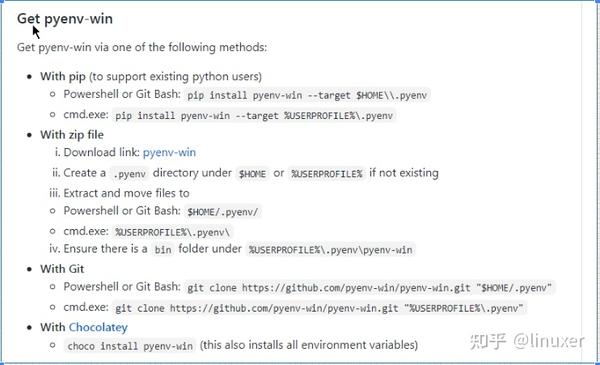 windows下的python多环境pyenv-win搭建 - 知乎