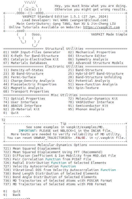 VASPKIT+VESTA可视化AIMD原子运动轨迹 - 知乎