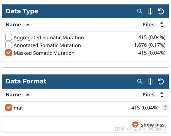 TCGA最新版数据库下载教程2：maf格式体细胞基因突变文件下载 - 知乎