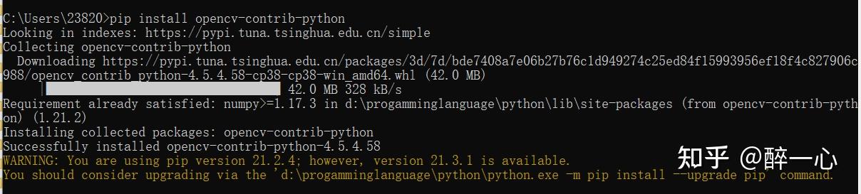 python安装cv2 - 知乎