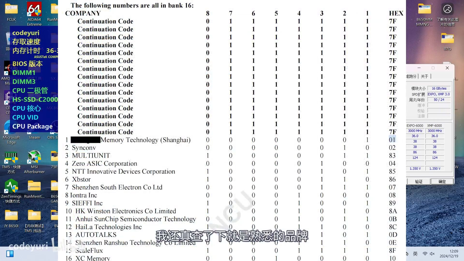 【图吧小白教程】JEDEC制造商ID查询（DRAM VENDOR ID） - 知乎