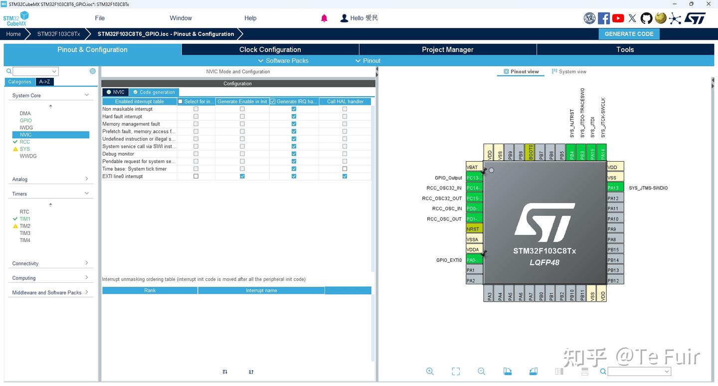STM32CubeMX实战教程——GPIO_EXTI - 知乎