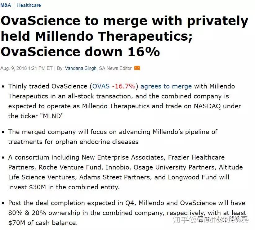 再见了，落难的第4代试管婴儿IVF寡头-Ovascience - 知乎