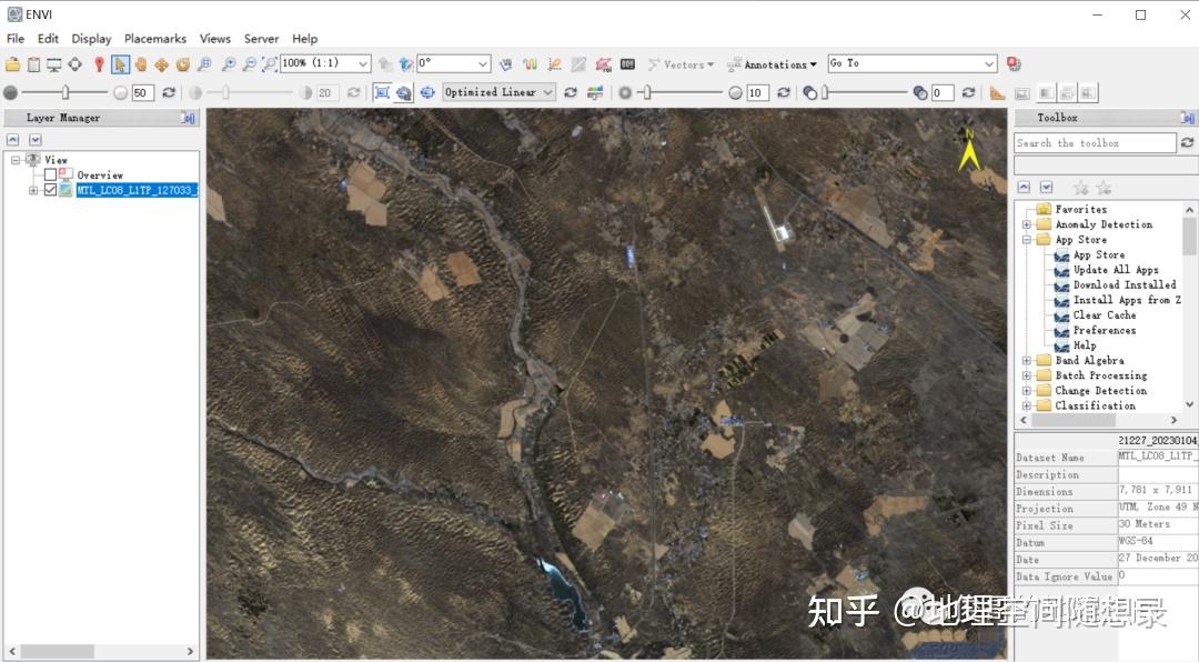最新LANDSAT(2022以后)数据的打开方式(ENVI) - 知乎