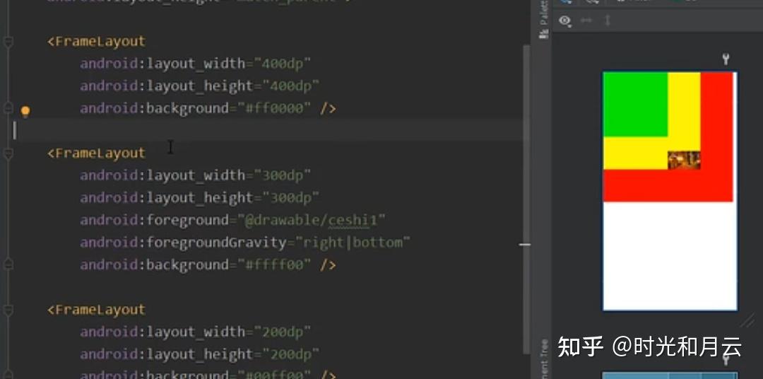 27，android 布局之FrameLayout - 知乎